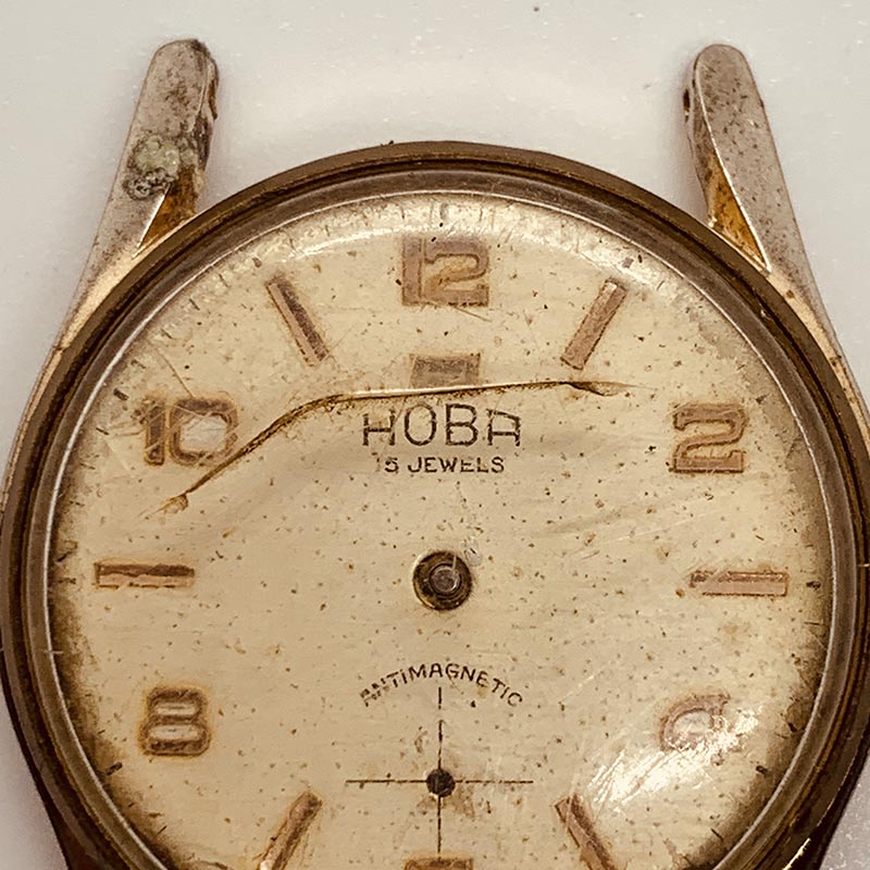 Hoba 15 Jewels Antimagnetic Watch for Parts & Repair - NOT WORKING ...