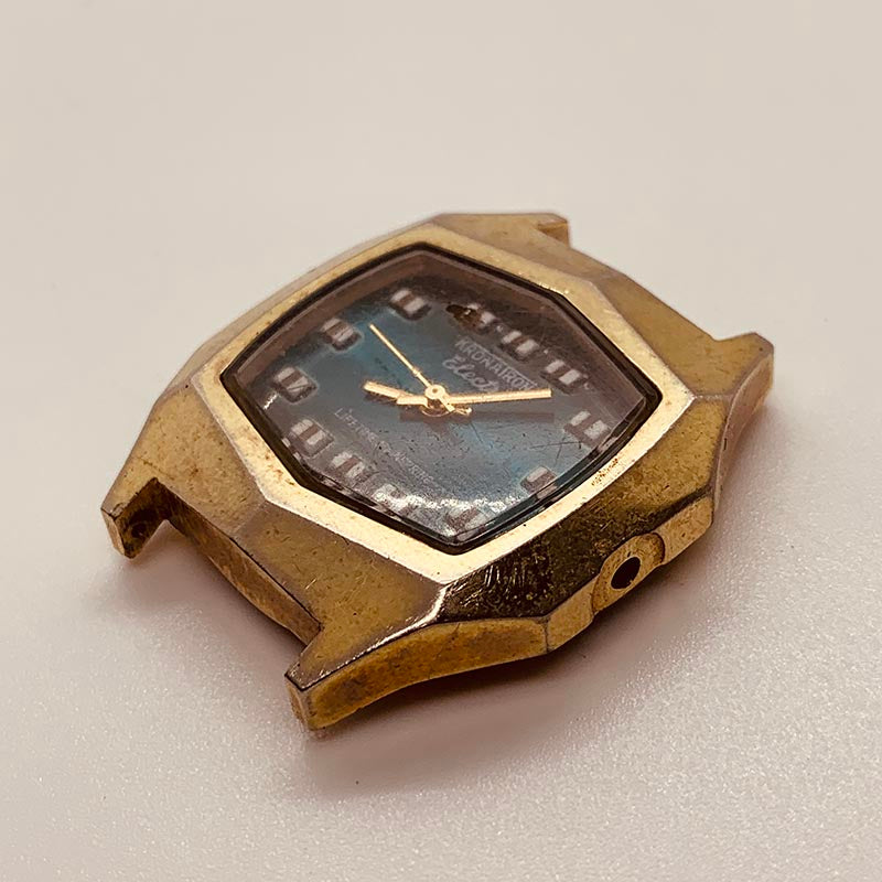 Blue Dial Kronotron Electra Watch for Parts & Repair - NOT WORKING ...
