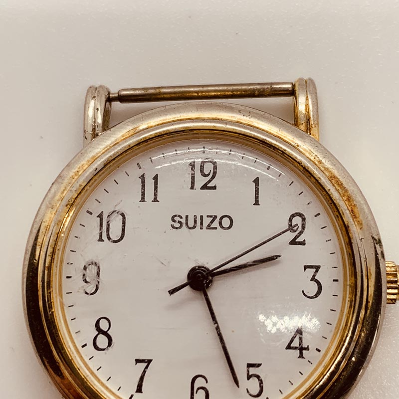 Suizo White Dial Mechanical Watch for Parts & Repair - NOT WORKING ...