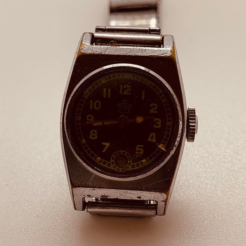 Art Deco Thiel Trench Military Tank Watch for Repair - NOT WORKING ...
