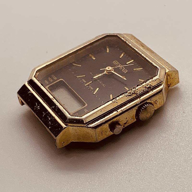 Geneva Digital Analog Mechanical Watch for Parts & Repair – Vintage Radar
