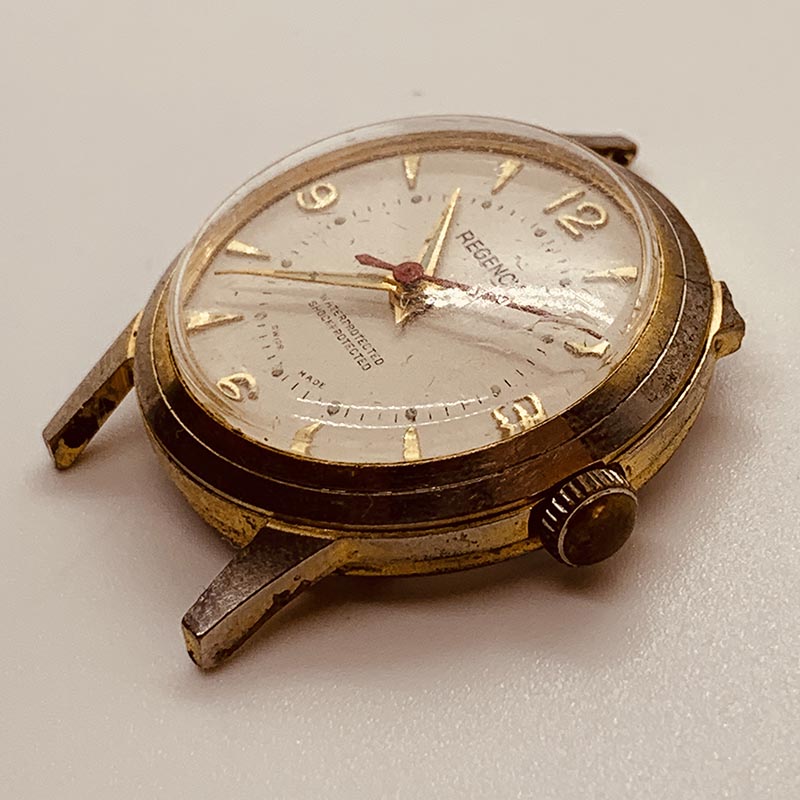 Regency Swiss Made Broken Lug Watch for Parts & Repair - NOT WORKING ...