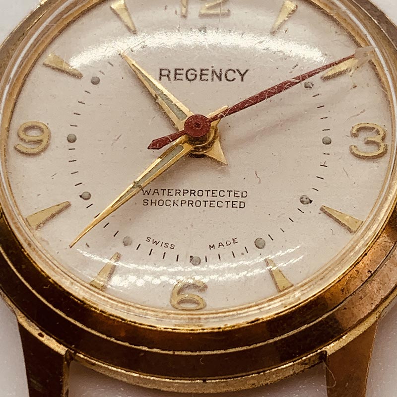 Regency Swiss Made Broken Lug Watch for Parts & Repair - NOT WORKING ...