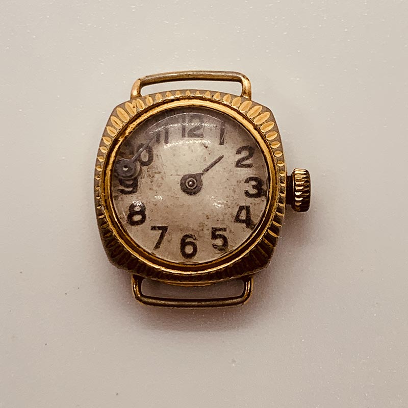 Small Gold-Tone Ladies 17 Jewels Watch for Parts & Repair – Vintage Radar