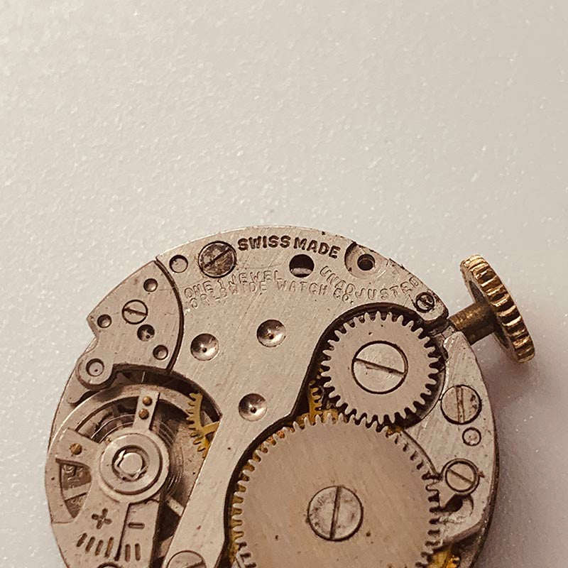 Black Dial Geneva Harvester Swiss Made Watch for Parts & Repair ...